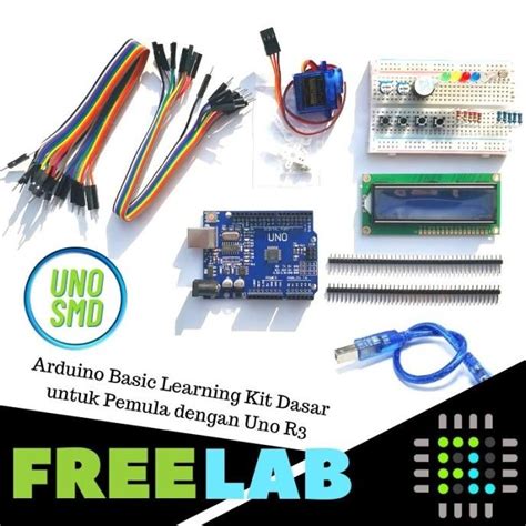 Jual Paket Belajar Arduno Kit Dasar Utk Pemula Dgn Uno R3 Smd Tutorial Shopee Indonesia