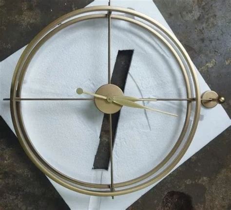 Iron Analog Wall Clock At ₹ 1500piece Moradabad Id 27205345462