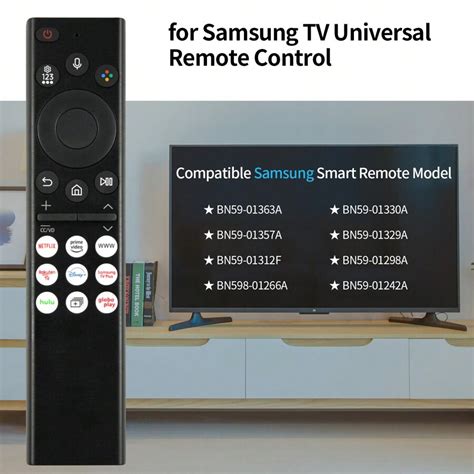 サムスンtvリモコン用の交換音声リモコン、音声機能付きのすべてのスマート曲面フレームqled Led Lcd 8k 4kテレビとの互換性があり