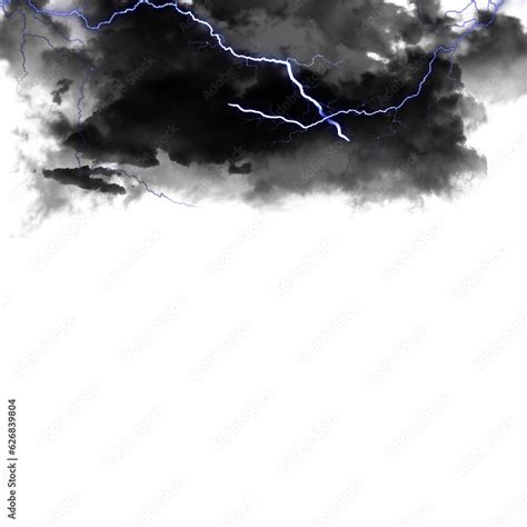 Night Lightning Isolated On A Dark Realistic Lightning Effect On Night Lightning Isolated On A Dark Realistic Lightning Effect On