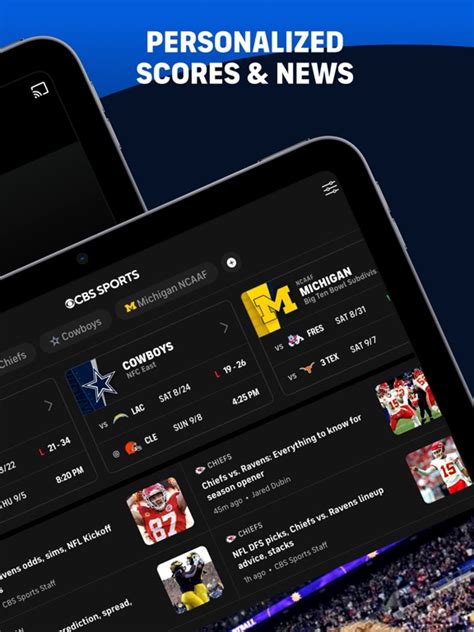 Cbs Sports App Scores And News For Ios Iphoneipadapple Tvipod Touch