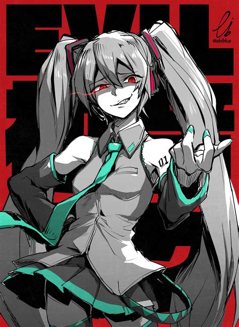 Hatsune Miku Vocaloid Drawn By Ebiblue Danbooru