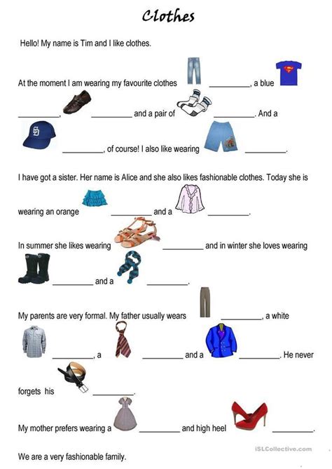 Pin By FBC On English Language Clothes English Vocabulary Clothes