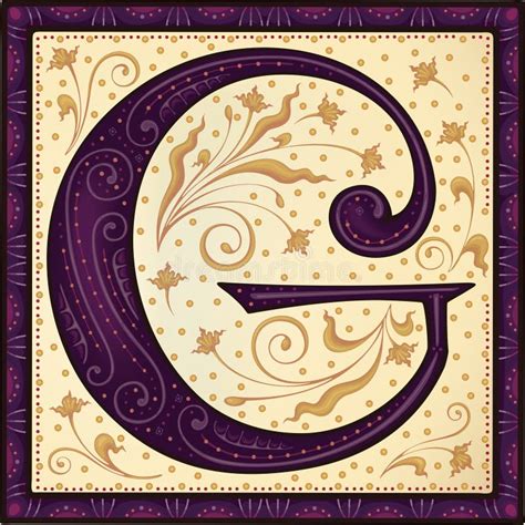 About Initial Letters G Alphabet Stock Image Image Of Card Vector