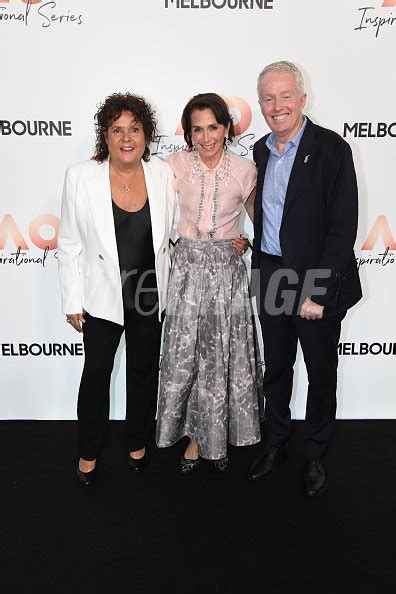 Evonne Goolagong Cawley Jayne Hrdlicka And Craig Tiley Attend The Ao
