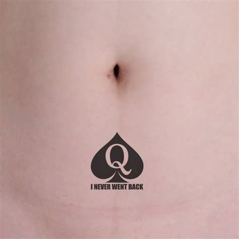 Five 5 Queen Of Spades Temporary Tattoos Five 5 Qos Temporary Tattoos