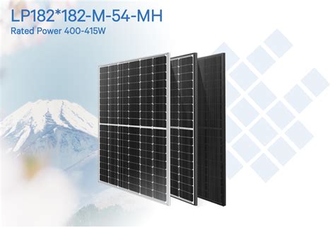 Solar Panel Leapton LP M MH W Black Frame Wp Mono Secondsol