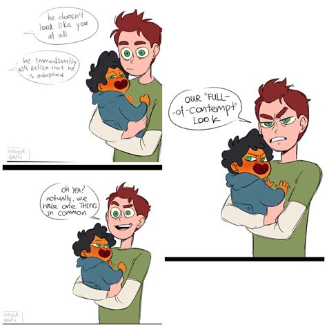 A Comic Strip With Two Men Hugging Each Other And One Is Holding A