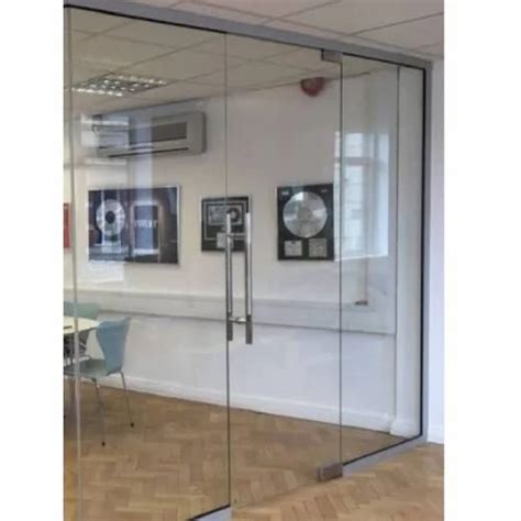Hinged 12mm Toughened Glass Doors For Office At ₹ 375square Feet In