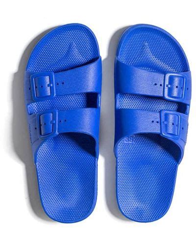 Blue Freedom Moses Sandals Slides And Flip Flops For Men Lyst