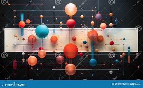 Abstract Blue Digital Background Big Data Visualization Science Background Big Data Complex