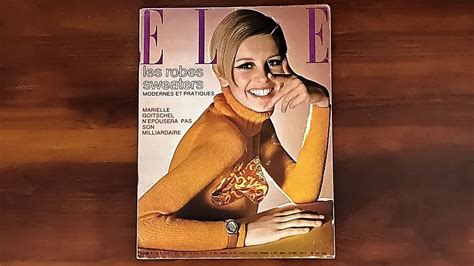 1966 September 29 ASMR Magazine Flip Through French Elle W Twiggy Lawson YouTube