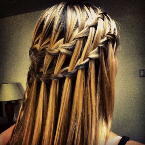 Double Waterfall Braid Scarf Hairstyles Half Up Hair Braided Hairstyles