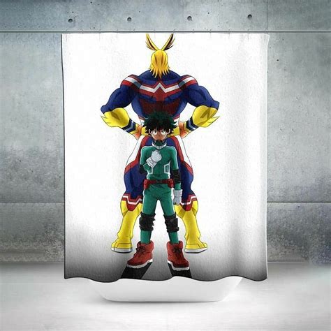 Order Izuku Midoriya And All Might Shower Curtain From Brightroomy Now