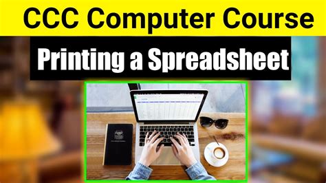 Ccc Chapter 4 Printing A Spreadsheet Ccc Computer Course Ccc Computer Class In Hindi Ccc