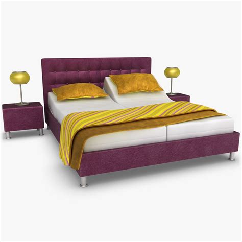 Rigged Bed 3d Models 3d Models Fbx Fbx Download Free3d