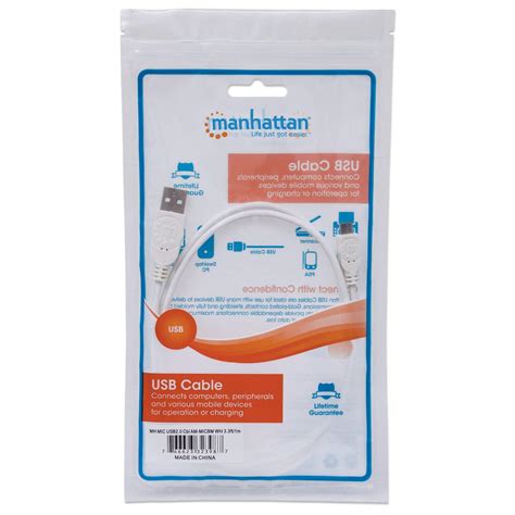 Manhattan Hi Speed Usb Micro B Device Cable 323987