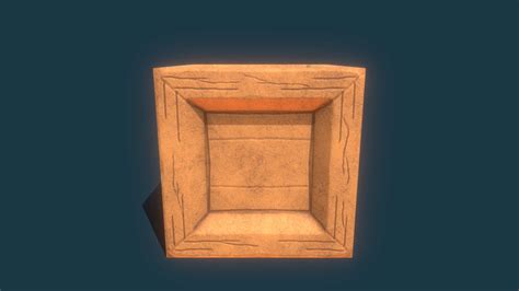 📦realistic Crate 3d Model By Carlos Carlossamuelariza C701c3d