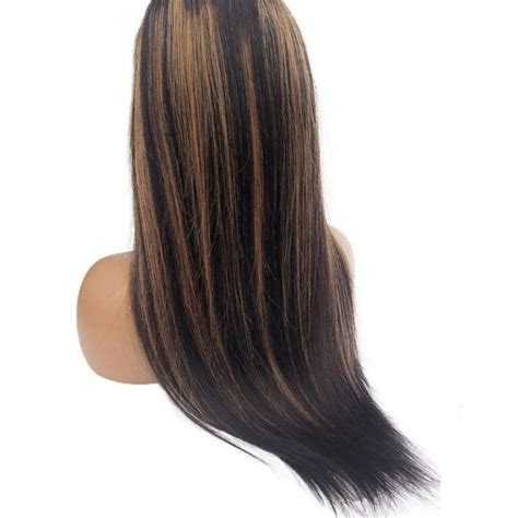 Ombre Human Hair Wigs Long Straight 100 Virgin Hair 150 180 And 250