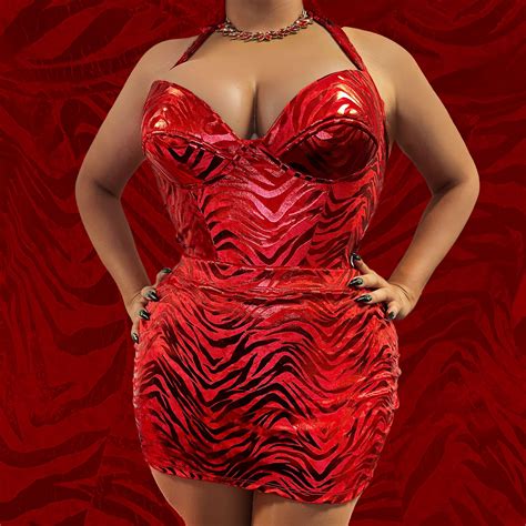 Convertible Drag Queen Leotard Metallic Red Tiger Etsy Canada