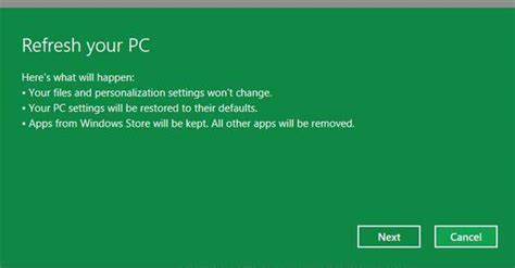 How To Refresh Or Reset Windows PC