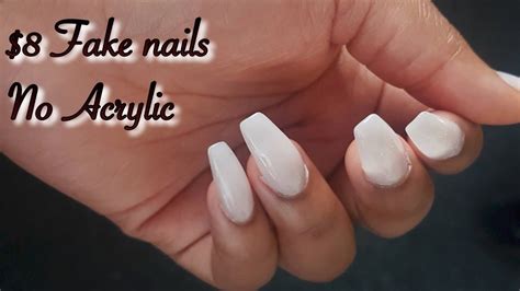 DIY EASY FAKE NAILS At Home No Acrylic Cheap AF YouTube