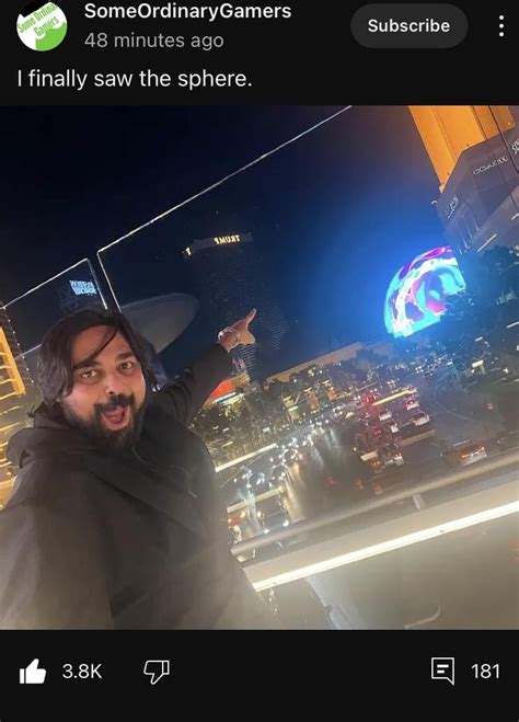 Why Is Har Seeing The Sphere Is He Stuoid Rsomeordinarygmrs