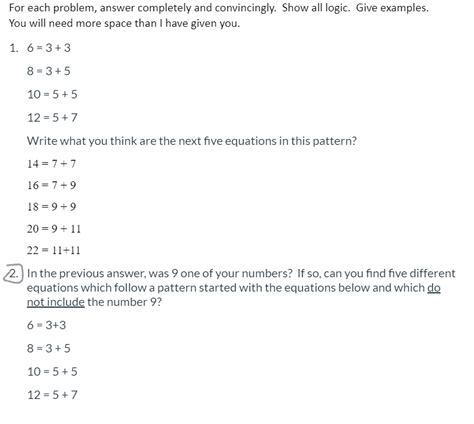Solved For Each Problem Answer Completely And Convincingly Chegg Com