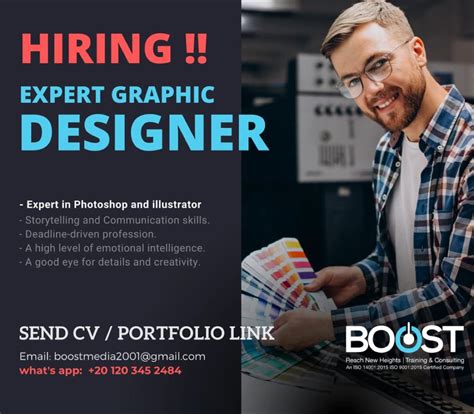 Boost Consulting And Training On Linkedin Graphicdesigner Hiringnow