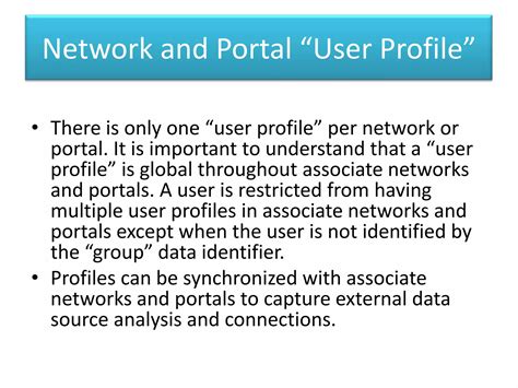 User Profile Ppt