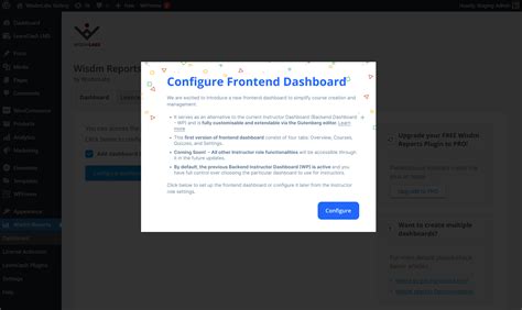 Frontend Dashboard Installation Guide LearnDash Support
