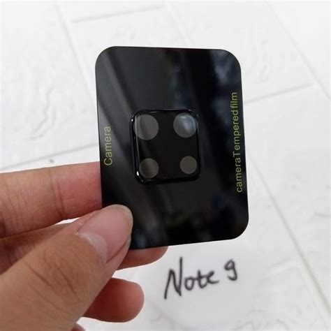 Jual Tempered Glass Camera Full Cover Xiaomi Redmi Note 9 Anti Gores Lensa Pelindung Kamera Full