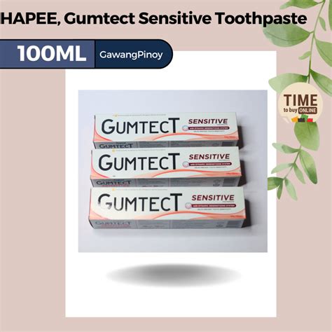 Hapee Gumtect Sensitive Toothpaste Red Shopee Philippines