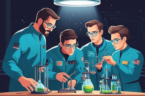 Premium Photo Teacher And Students Conducting Experiments On Effects Of Microgravity