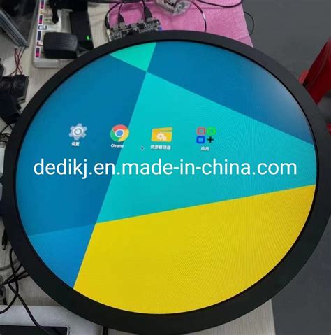 18 9inch Circular LCD Screen Modules Round HD LCD Display Signage Circular Display And Round