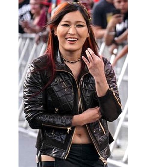 Masami Odate Wwe Pay Per View Io Shirai Leather Jacket Jackets Expert