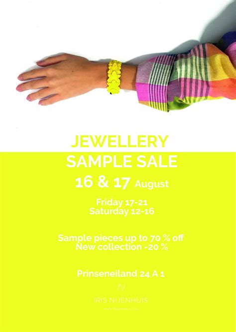 Samplesaleposter Iris Nijenhuis