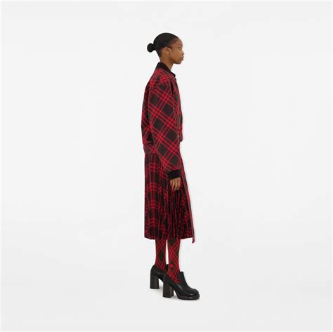 Check Wool Blend Tights In Snugpillar Burberry® Official