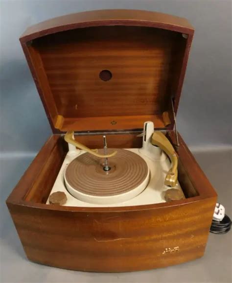 Pye Hi Fi Bsr Turntablerecord Player Vintage Wood Casing Not Working