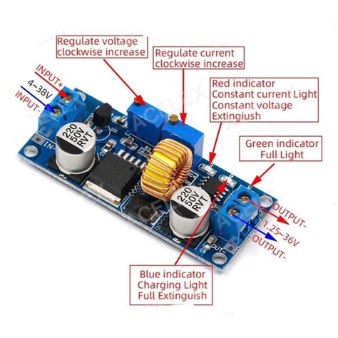 Jual XL4015 DC DC Step Down Buck Converter Adjustable Current 5A 75W