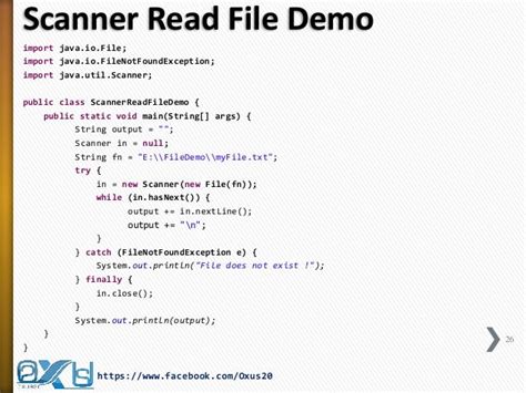 Java File Io Reading Files Using Scanner Object Youtube