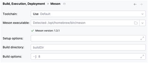 Meson Projects Clion Documentation