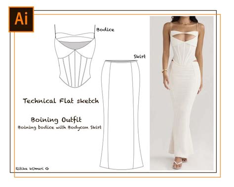 ritika kumari g on linkedin boining dress adobeillustrator adobe illustrator digitalart