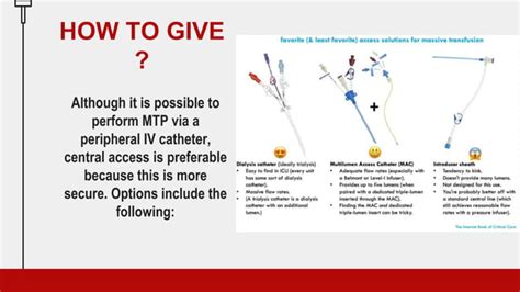 Massive Transfusion Protocol Mtp How And Why Ppt