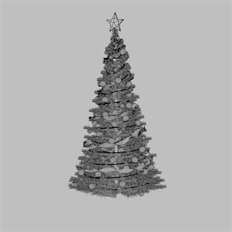 크리스마스 트리 01 3d 모델 15 C4d Obj Fbx Free3d