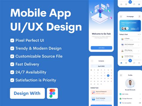 Modern Mobile App Ui Ux Design For Ios And Android By Figma Upwork