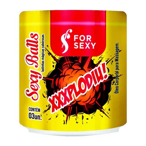 Bolinha Explosiva Beijavel XXXPLODIU Sexy Balls FOR SEXY Lust Of