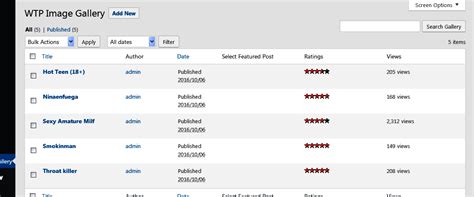 Best Adult Porn Photo Image Gallery WordPress Plugin