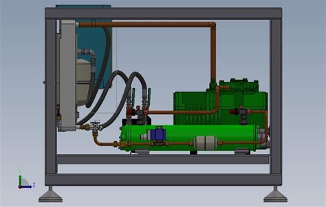 压缩机三维模型 Solidworks 2010 模型图纸免费下载 懒石网