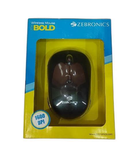 Zebronics Wireless Mouse At Best Price In Pudukkottai By Great White